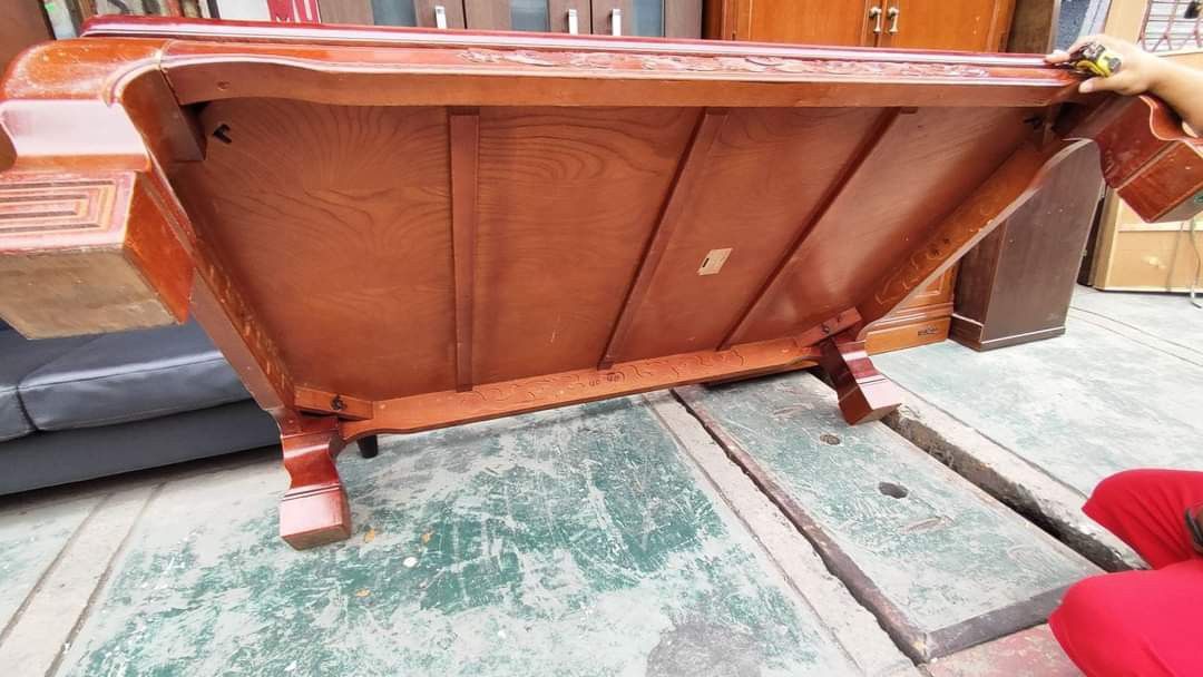 Large size center table Solid wood H14.5 L59.5 W36 inches, Furniture ...