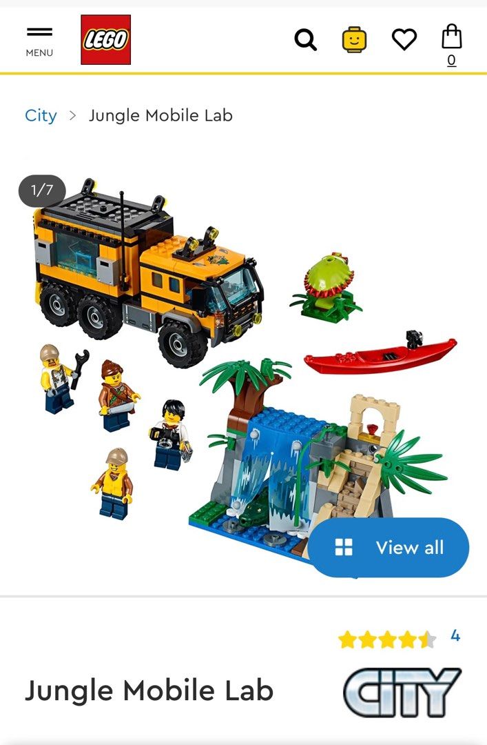 Lego !! Mobile City - **Jungle Mobile Lab** (New), Hobbies & Toys, Toys ...