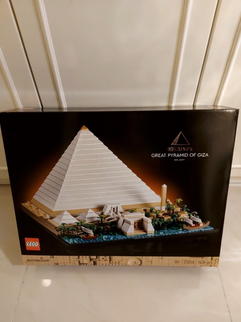 Lego architecture 21058 great pyramid of giza Egypt 埃及 金字塔, 興趣及遊戲, 玩具 ...