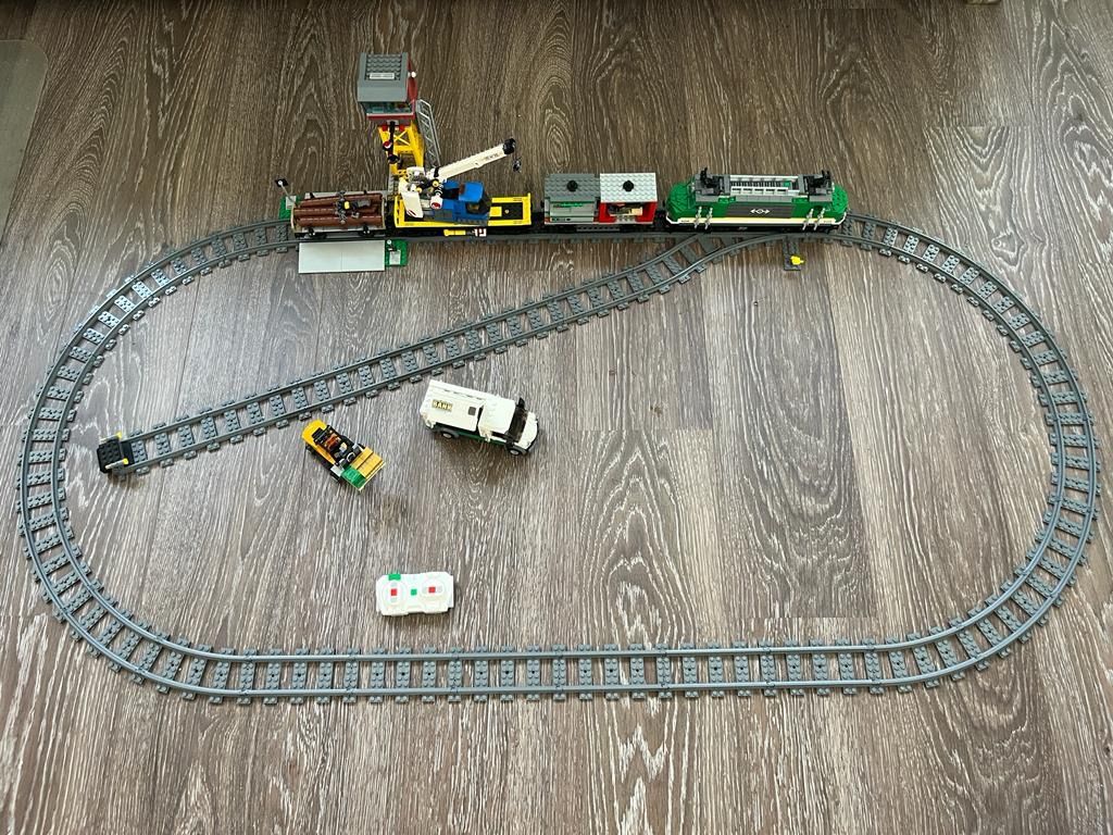 Lego Cargo Train set with remote control, Hobbies & Toys, Toys & Games ...