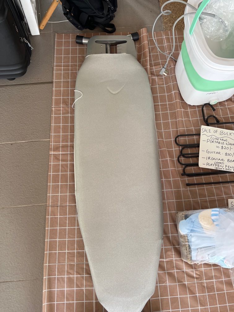 Like new ironing board with aluminum mesh, Furniture & Home Living, Cleaning & Homecare Supplies ...