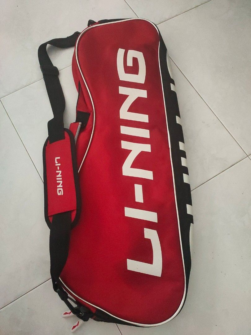 Lining badminton bag, Sports Equipment, Sports & Games, Racket & Ball ...