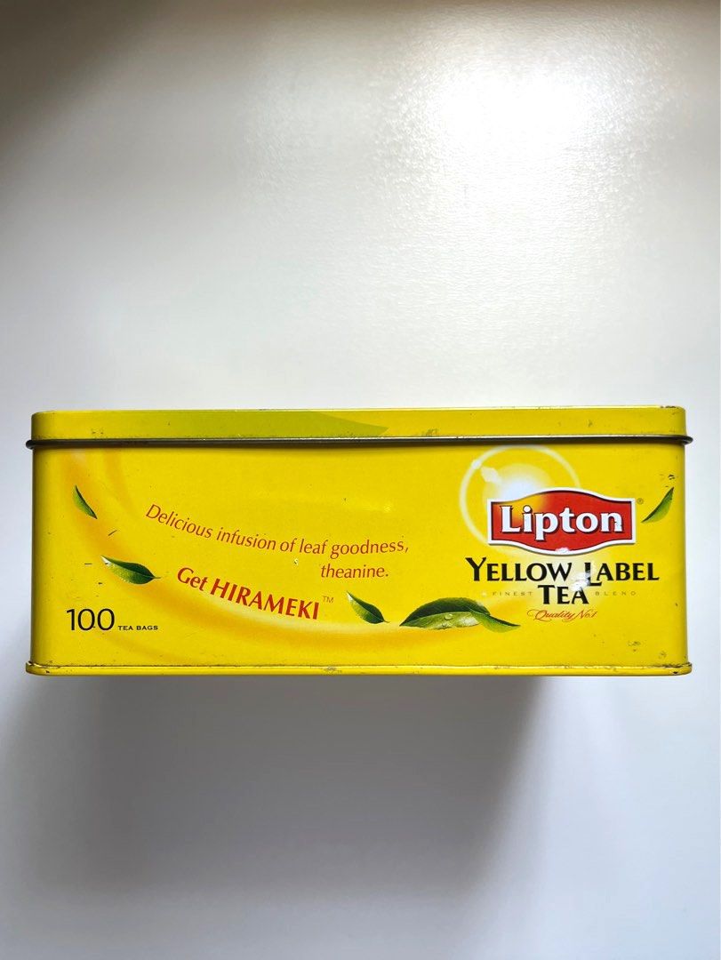 Lipton Tea Box, Furniture & Home Living, Kitchenware & Tableware, Food ...