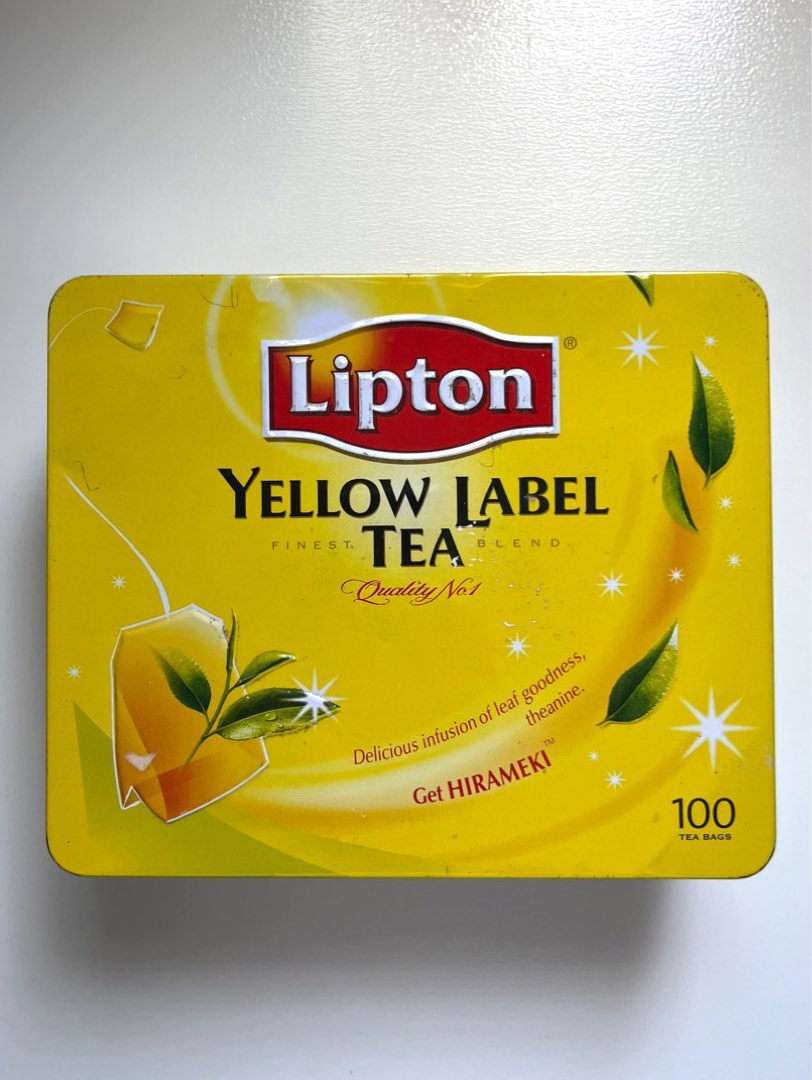 Lipton Tea Box, Furniture & Home Living, Kitchenware & Tableware, Food ...