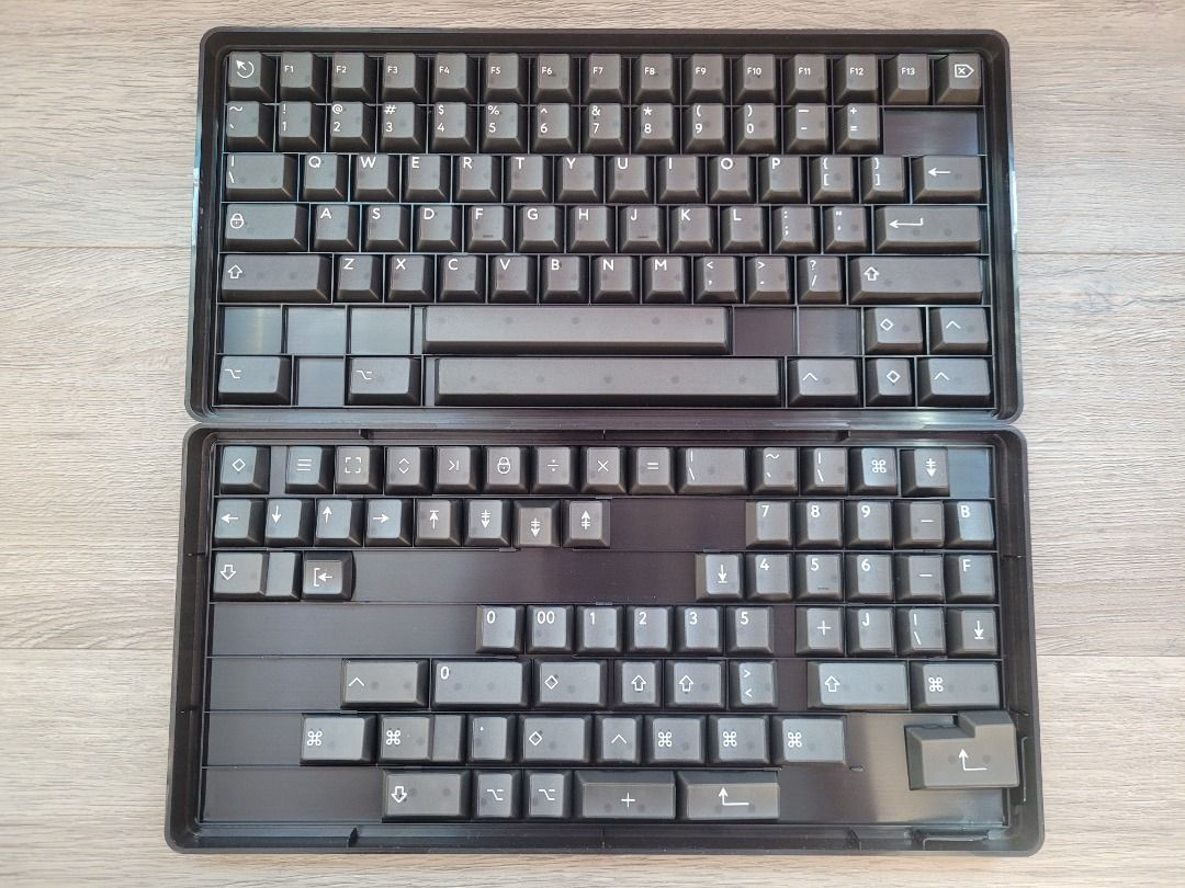 LNIB (KBDfans) PBTfans Neon Base Kit + Hiragana Kit + Spacebar Kit ...