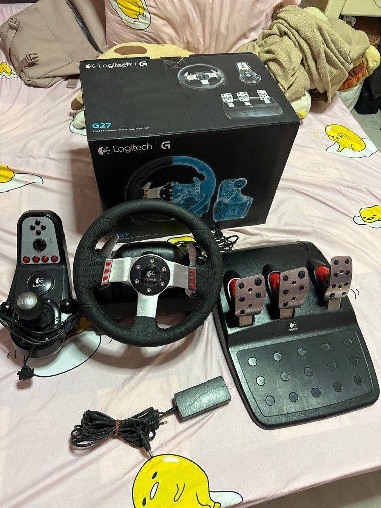 Logitech G27, Video Gaming, Gaming Accessories, Controllers on Carousell