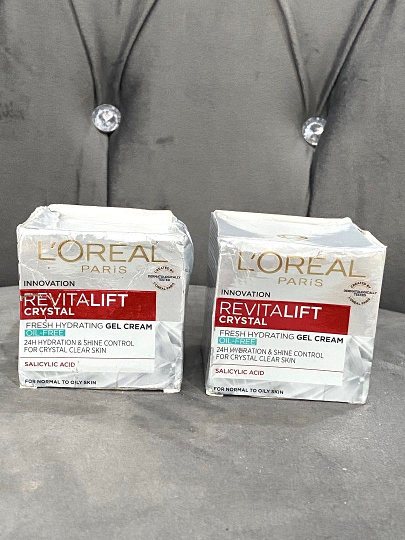 L'Oreal Paris Revitalift Crystal Gel Cream (Wajah tampak sebening ...