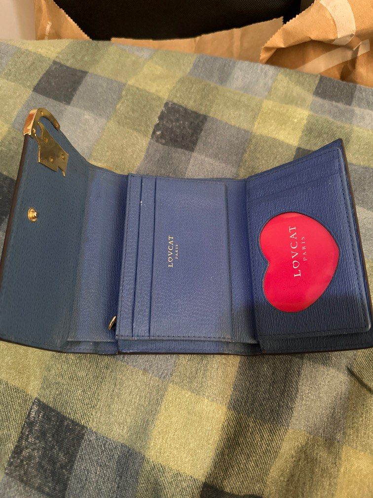 Lovcat Trifold wallet, Luxury, Bags & Wallets on Carousell