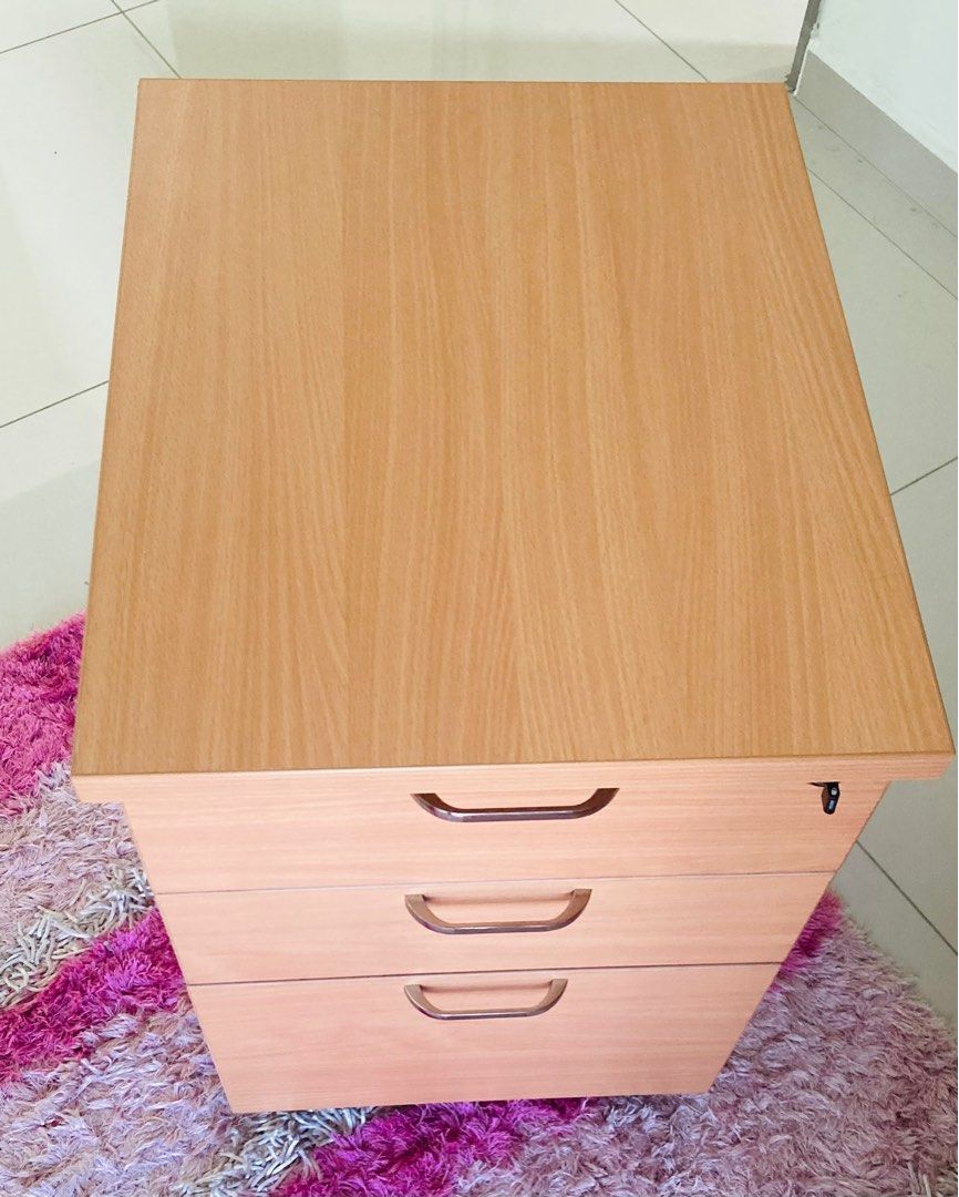 SQL Executive L-Shape Office Table (Left Side) with 3 Drawer Mobile ...