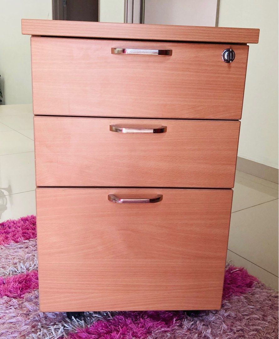 SQL Executive L-Shape Office Table (Left Side) with 3 Drawer Mobile ...