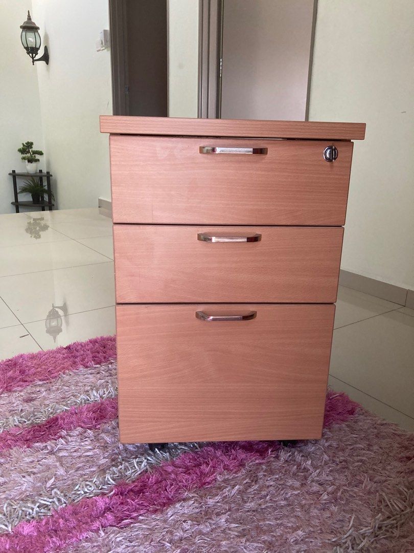 SQL Executive L-Shape Office Table (Left Side) with 3 Drawer Mobile ...