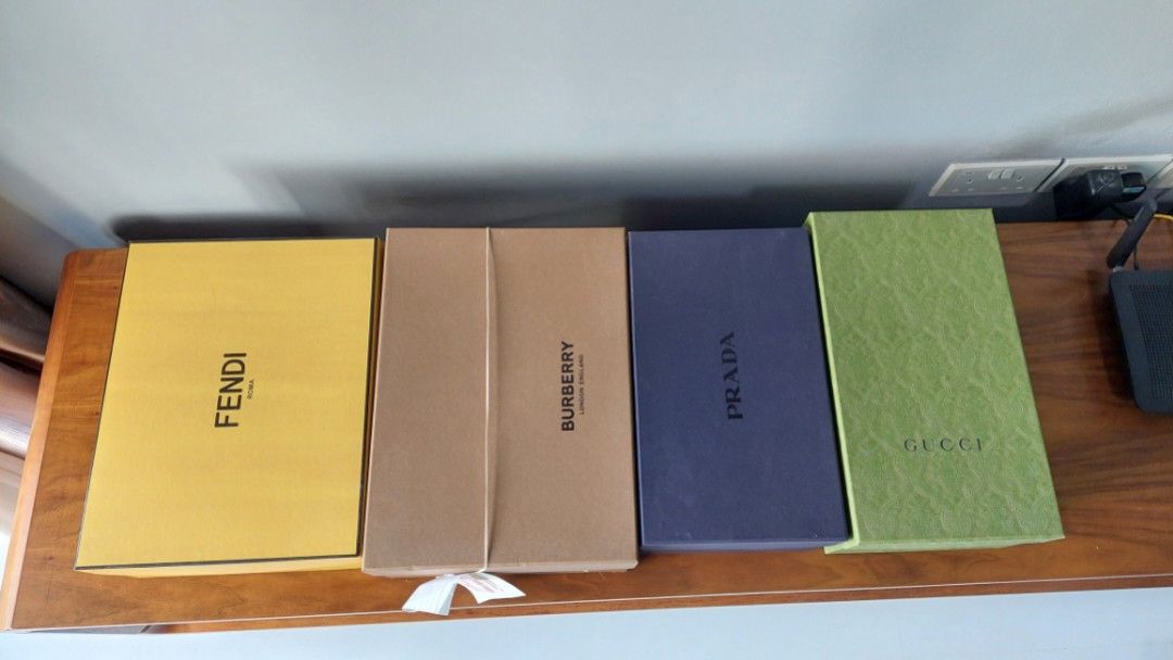 Luxury Shoe boxes(Gucci,Prada,Fendi,Burberry), Luxury, Accessories on ...