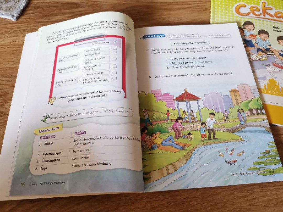 Malay Cekap 5A Textbook and Workbook, Hobbies & Toys, Books & Magazines ...
