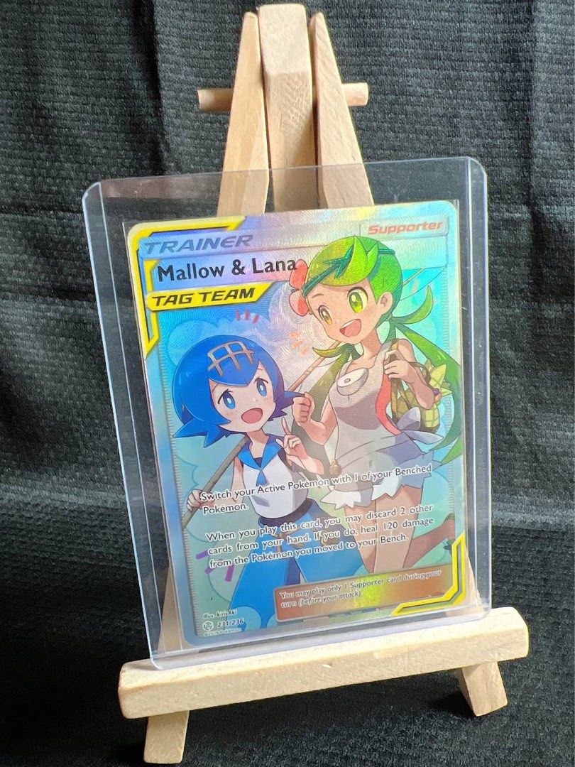 Mallow & Lana (Full Art) Ultra Rare Pokemon Cosmic Eclipse 231/236 ... Mallow & Lana (Full Art) Ultra Rare Pokemon Cosmic Eclipse 231/236 ...