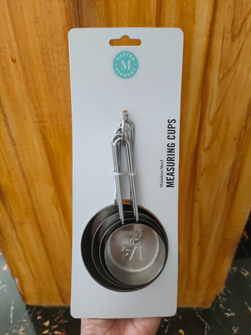 Martha Stewart Stainless Measuring Cup, Furniture & Home Living ...