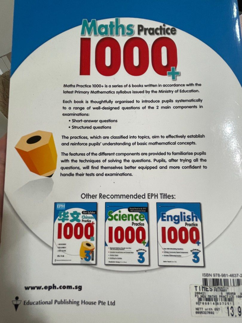 Maths practice 1000+ primary 3, Hobbies & Toys, Books & Magazines ...