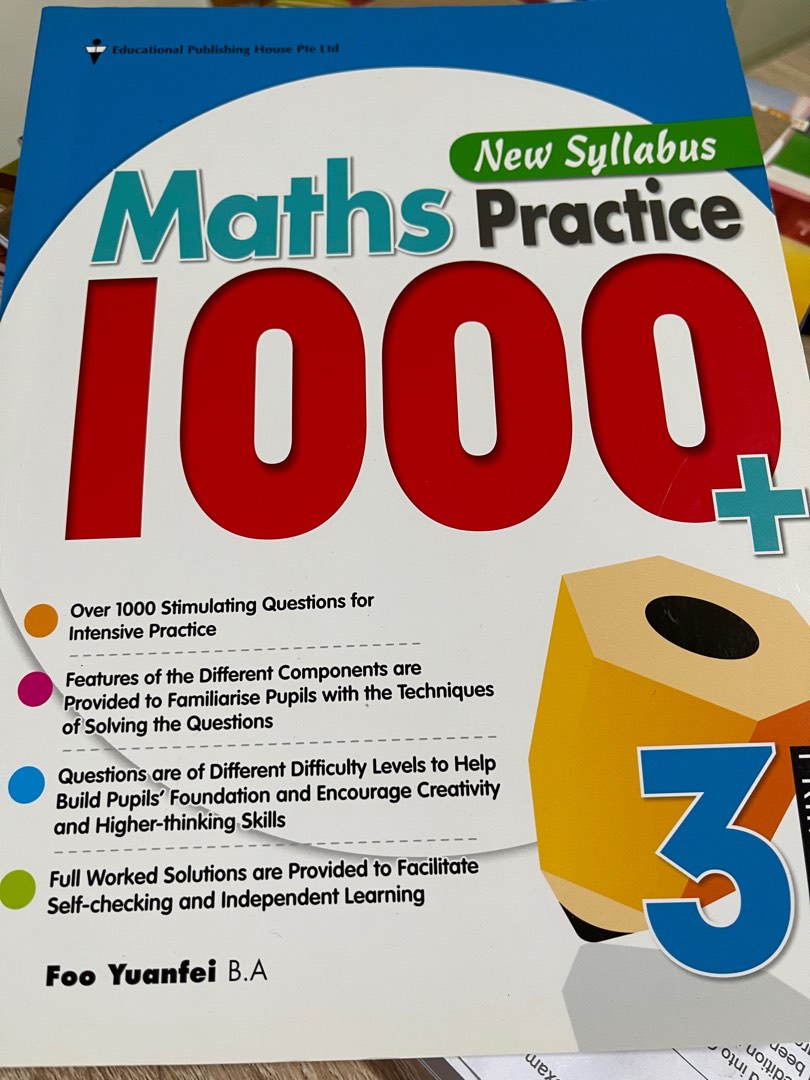 Maths practice 1000+ primary 3, Hobbies & Toys, Books & Magazines, Assessment Books on Carousell