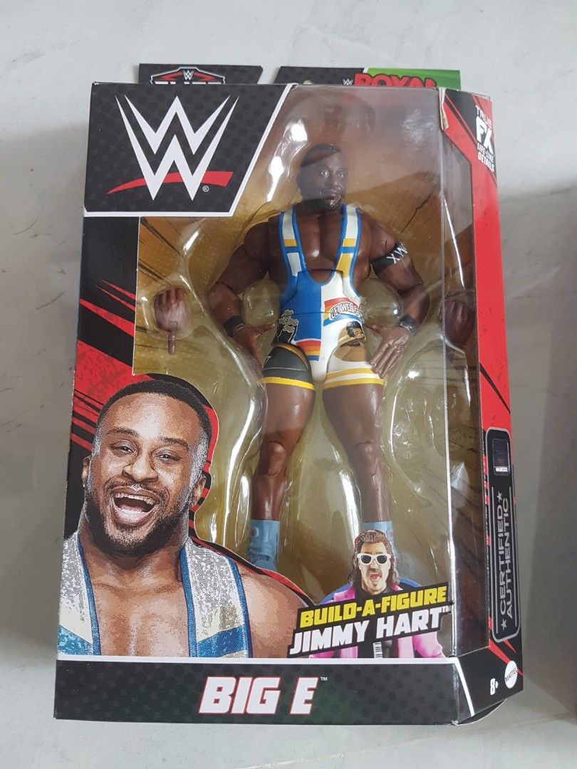 Mattel WWE Elite Earthquake / Big E Royal Rumble 2022 BNIB and BAF ...