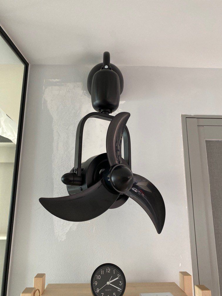 Mayer D'Fan 16" Corner / Wall Fan with Remote 516, Furniture & Home ...