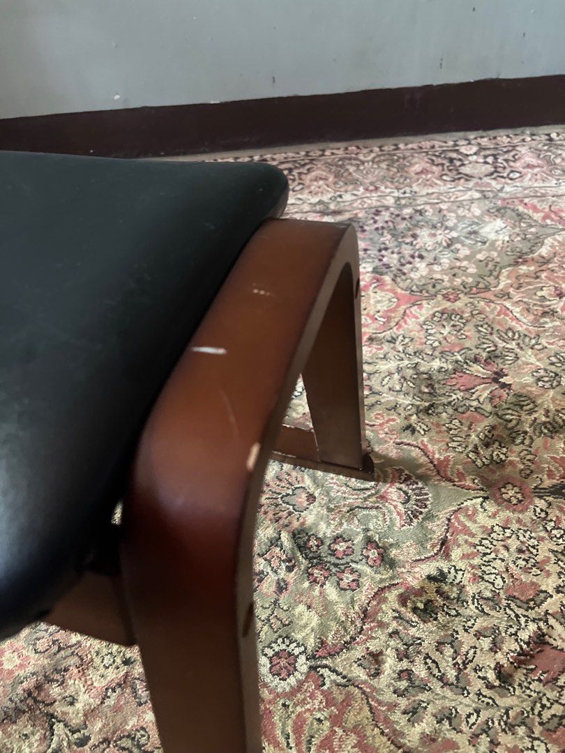 MCM Wooden stool, Furniture & Home Living, Furniture, Chairs on Carousell