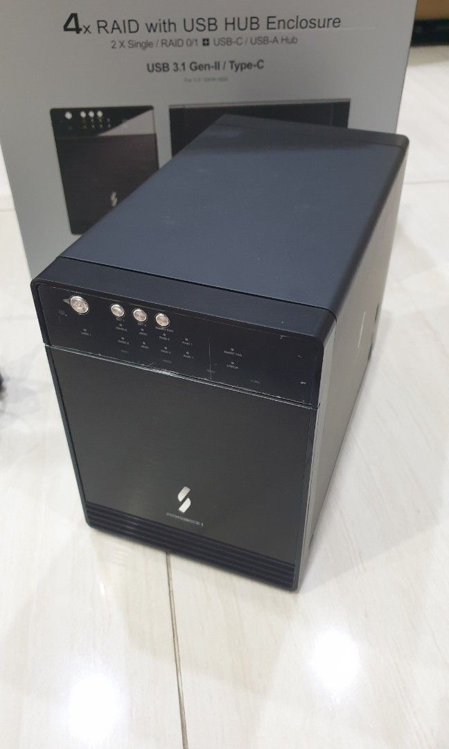 Mediasonic Probox USB 3.1 Gen 2 Type C 4 Bay 3.5" SATA Hard Drive ...