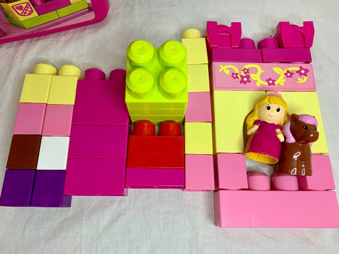 Mega bloks built and learn table, princess castle set, Hobbies & Toys ...