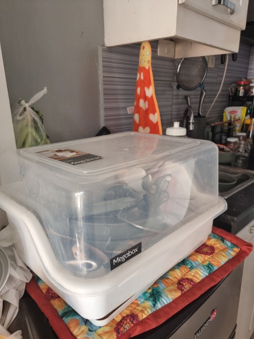 Megabox Dish Drainer (WHITE), Furniture & Home Living, Kitchenware ...