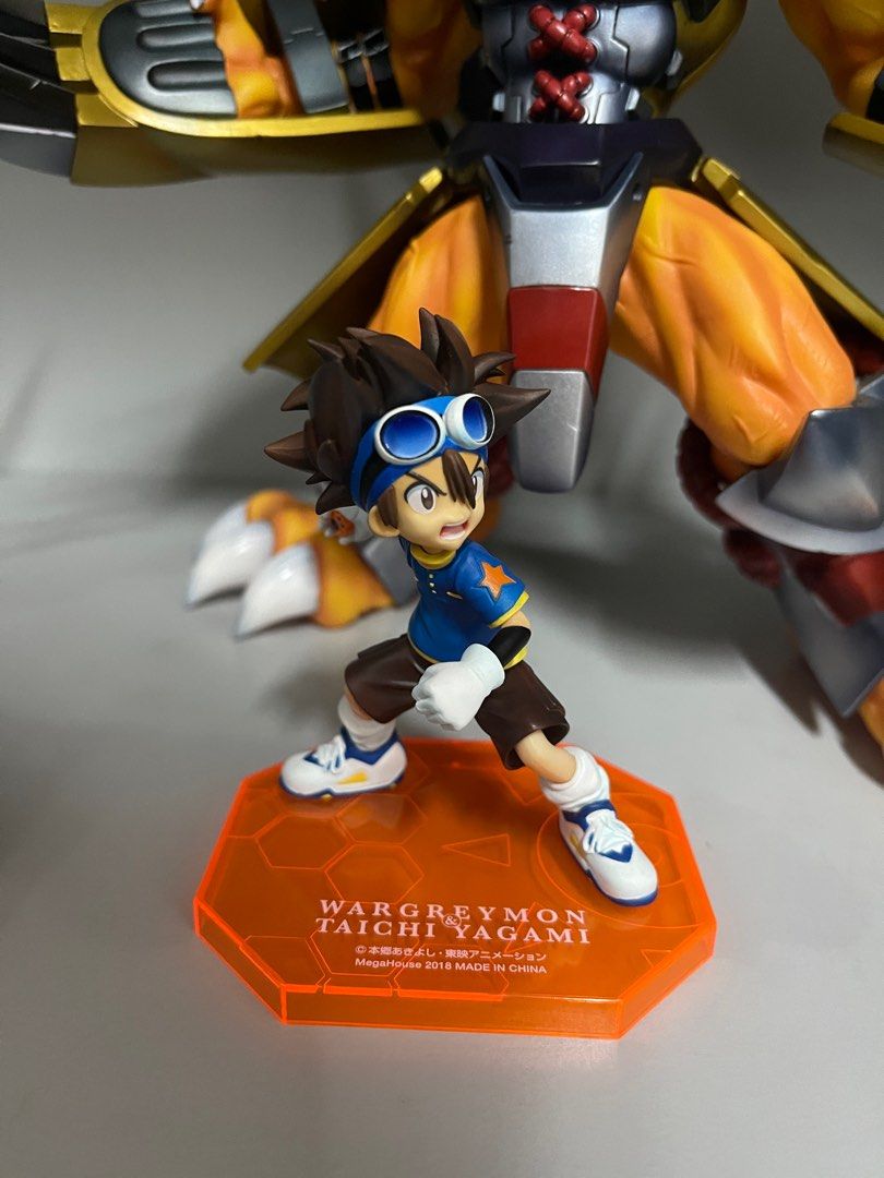 Megahouse Precious GEM Digimon Wargreymon & Taichi + Metalgarurumon ...