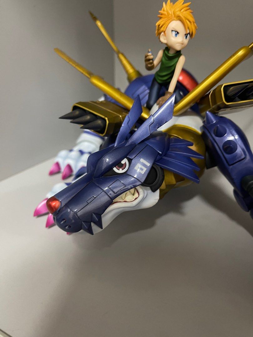 Megahouse Precious GEM Digimon Wargreymon & Taichi + Metalgarurumon ...
