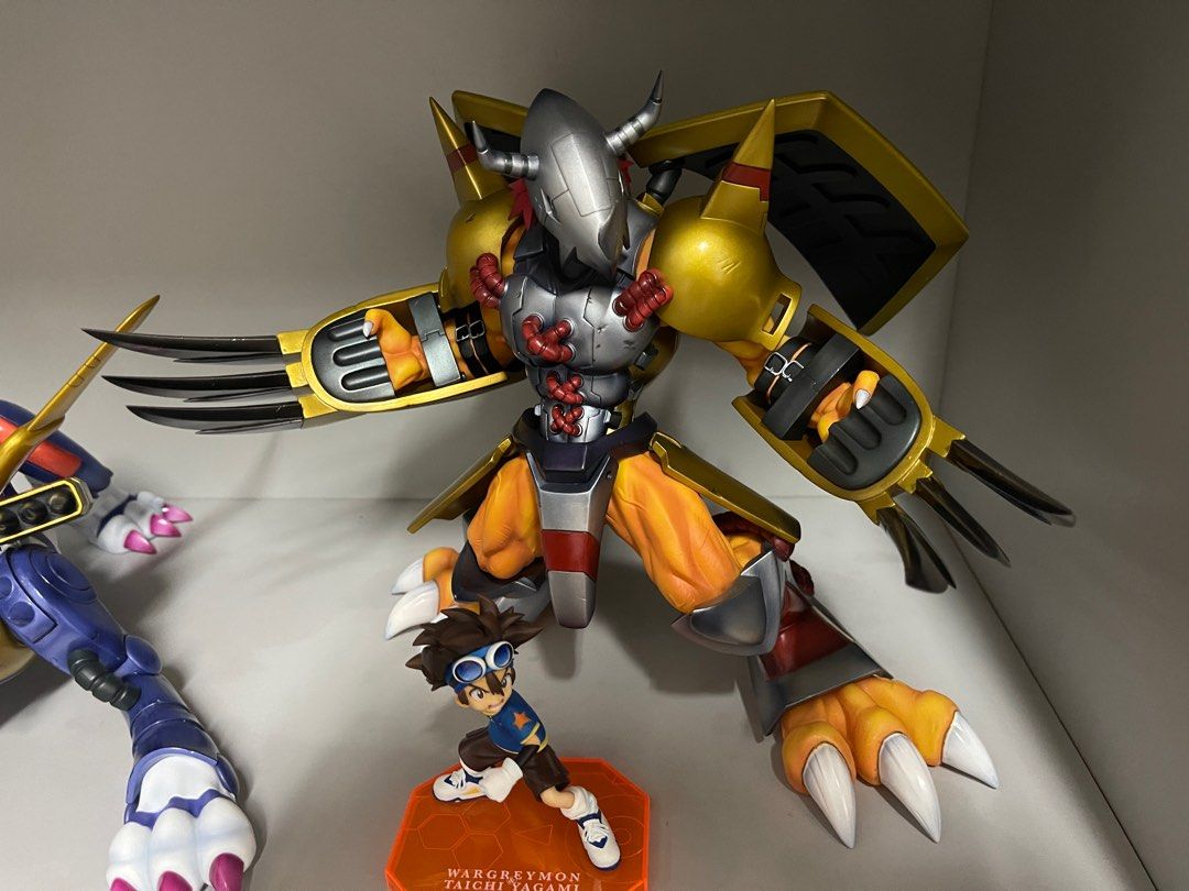 Megahouse Precious GEM Digimon Wargreymon & Taichi + Metalgarurumon ...