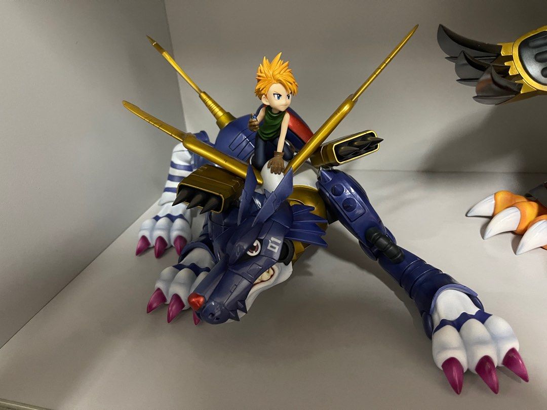 Megahouse Precious GEM Digimon Wargreymon & Taichi + Metalgarurumon ...