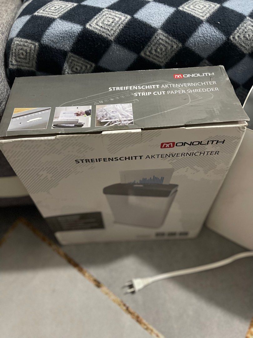 Monolith Strip Cut Paper Shredder (7 Liters), Computers & Tech, Office ...