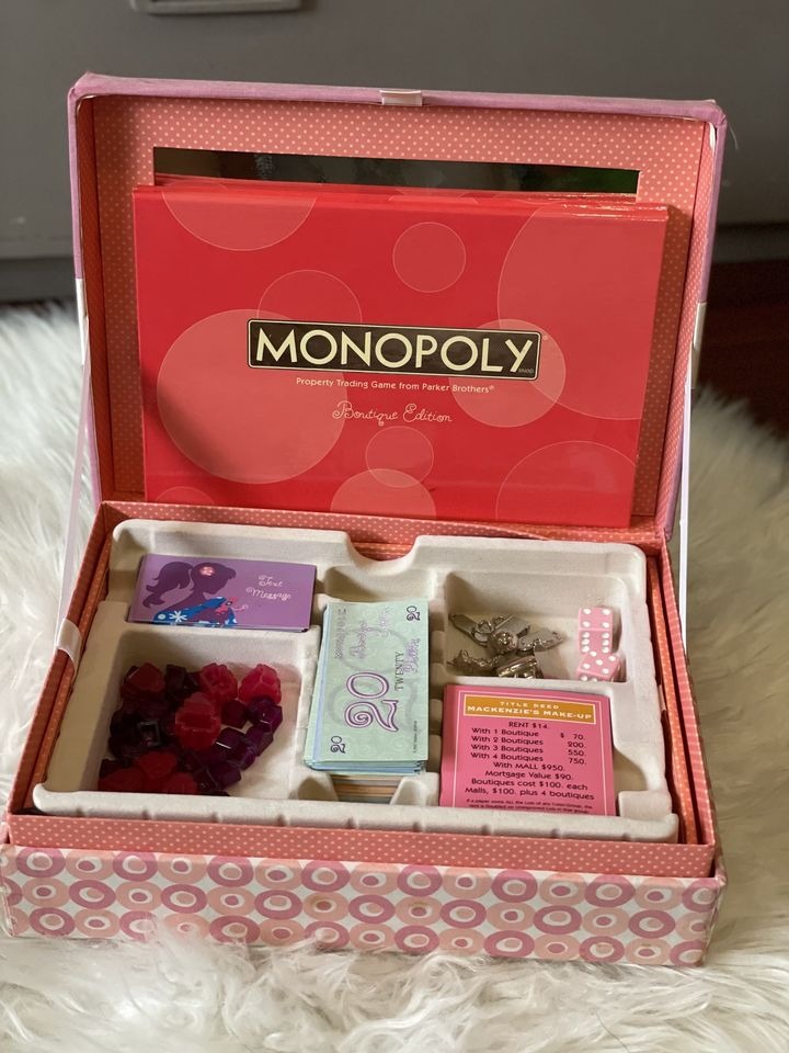 Monopoly Boutique Pink Edition, Hobbies & Toys, Toys & Games on Carousell