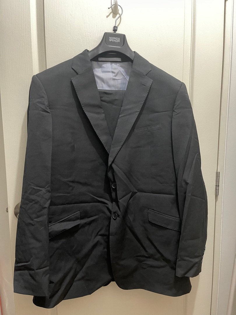 M&S Business suit set, Men's Fashion, Coats, Jackets and Outerwear on ...