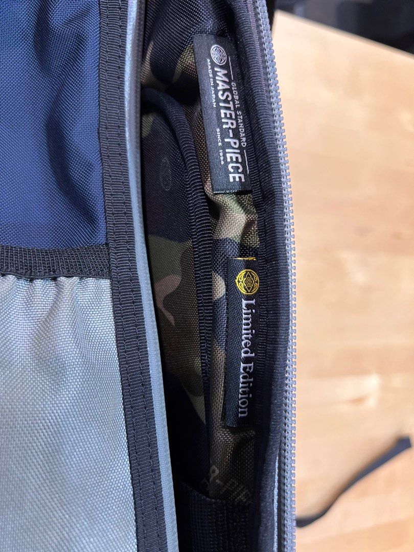 MSPC 日本製 後背包 黑色 台灣限量款 Master piece, 他的時尚, 包包與錢包, 背包在旋轉拍賣