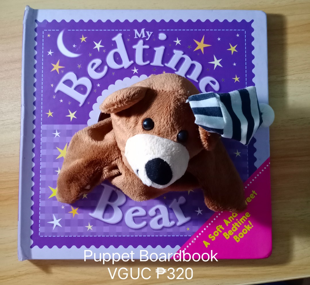 My Bedtime Bear Puppet Boardbook A Soft and Sweet Bedtime Book ...