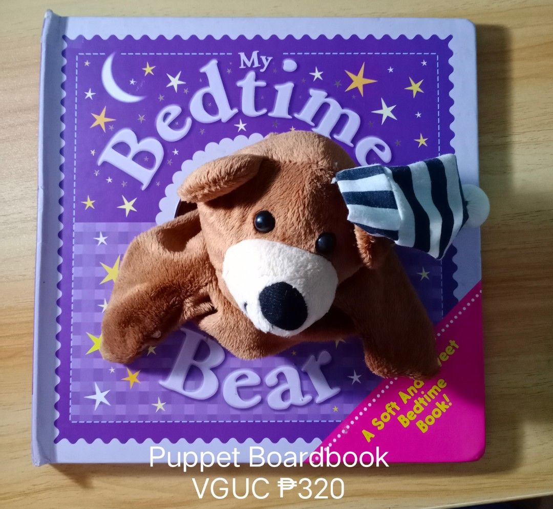 My Bedtime Bear Puppet Boardbook A Soft and Sweet Bedtime Book ...