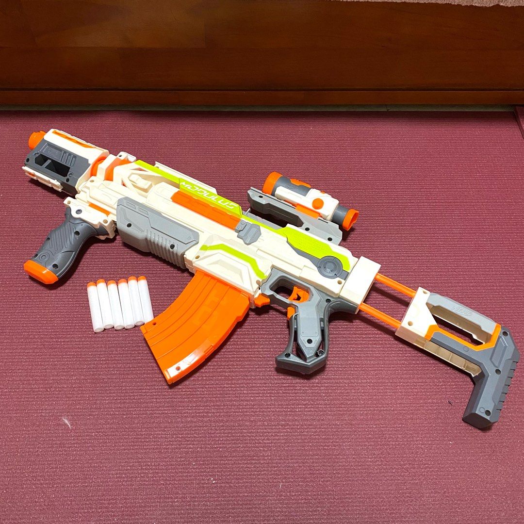 Nerf Gun N-Strike Modulus ECS-10, Hobbies & Toys, Toys & Games on Carousell