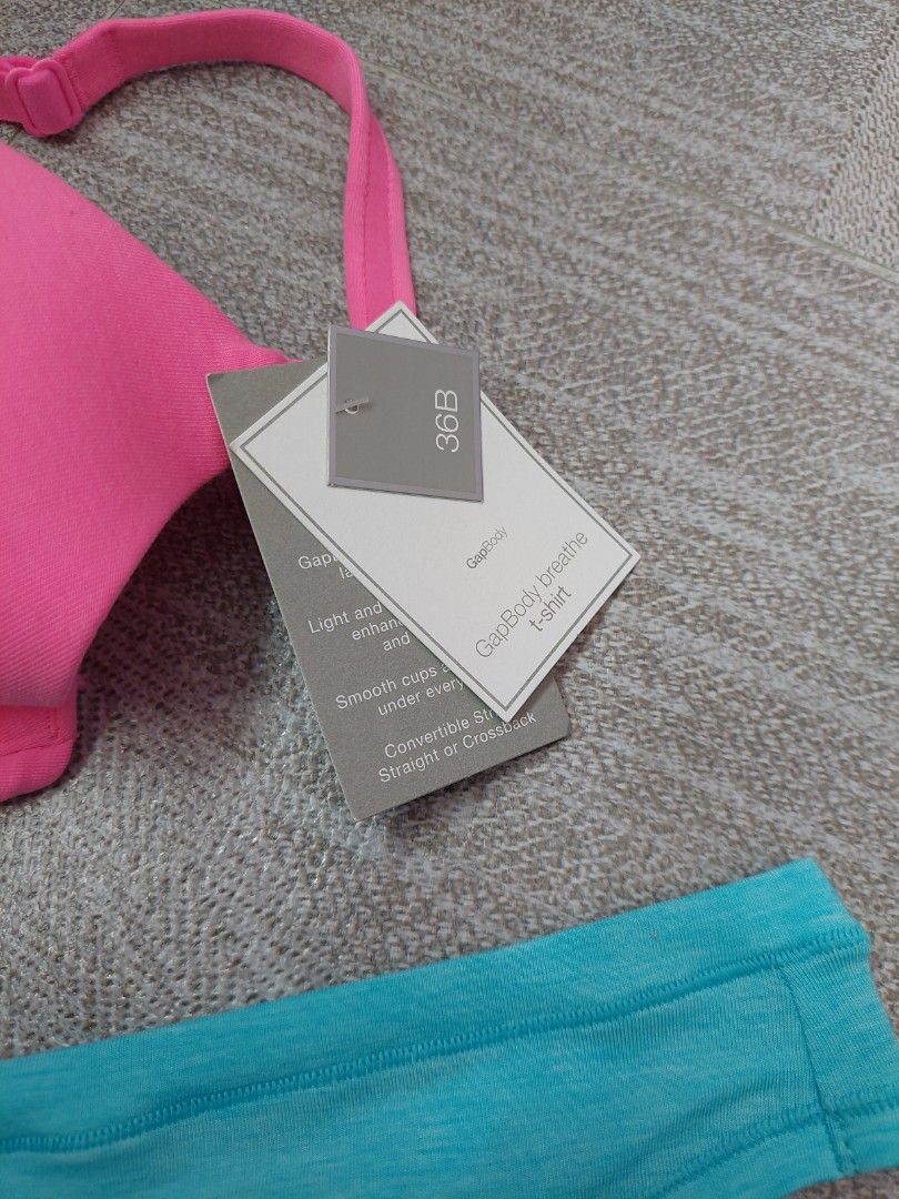 New 36B & UK14-18 GAP Bra & Thongs Set, Women's Fashion, New Undergarments & Loungewear on Carousell