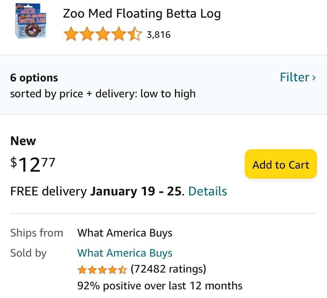 NEW Betta floating log, Pet Supplies, Homes & Other Pet Accessories on ...