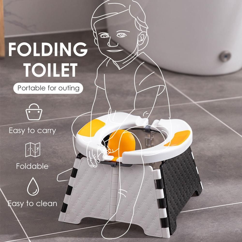 New Folding Toilet Portable Potty Training Seat for Toddler Kids Travel ...