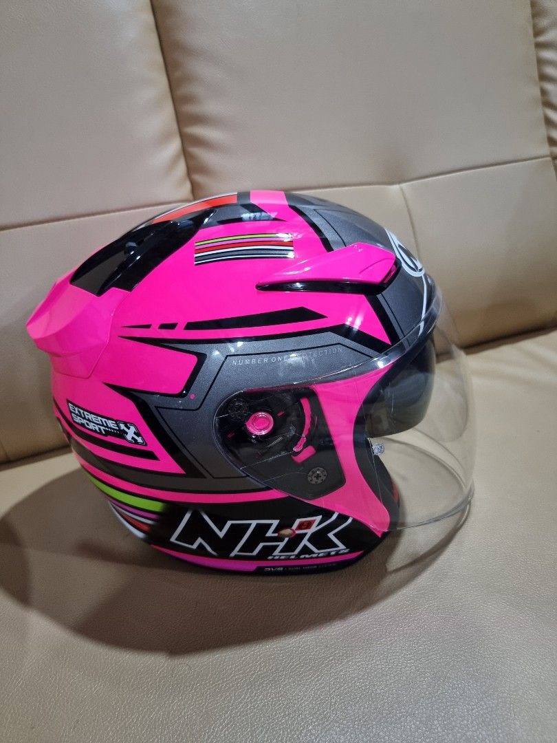 NHK helmet, Motorcycles, Motorcycle Apparel on Carousell