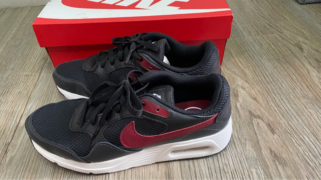 Nike Air Max SC black/red anthracite, Men's Fashion, Footwear, Casual Shoes on Carousell