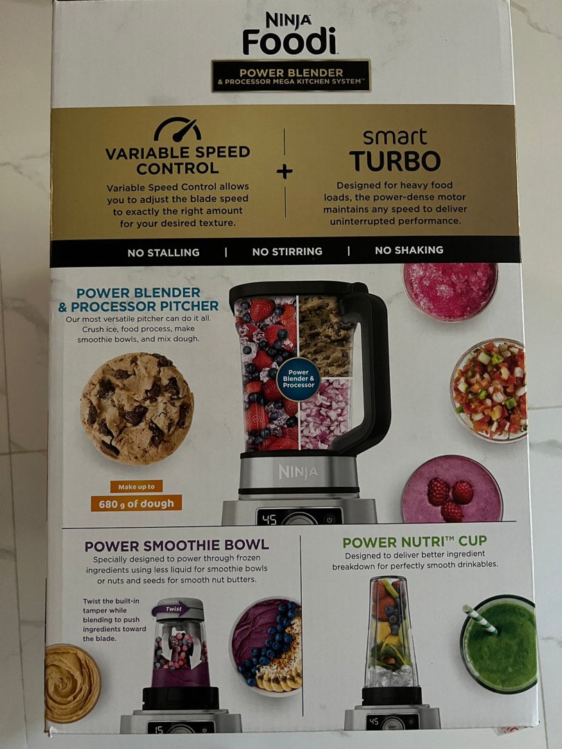 Ninja Power Blender & Mega Processor Kitchen System, TV & Home ...