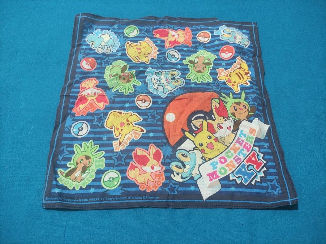Nintendo Pokemon Handkerchief BUNDLE, Hobbies & Toys, Toys & Games on ...