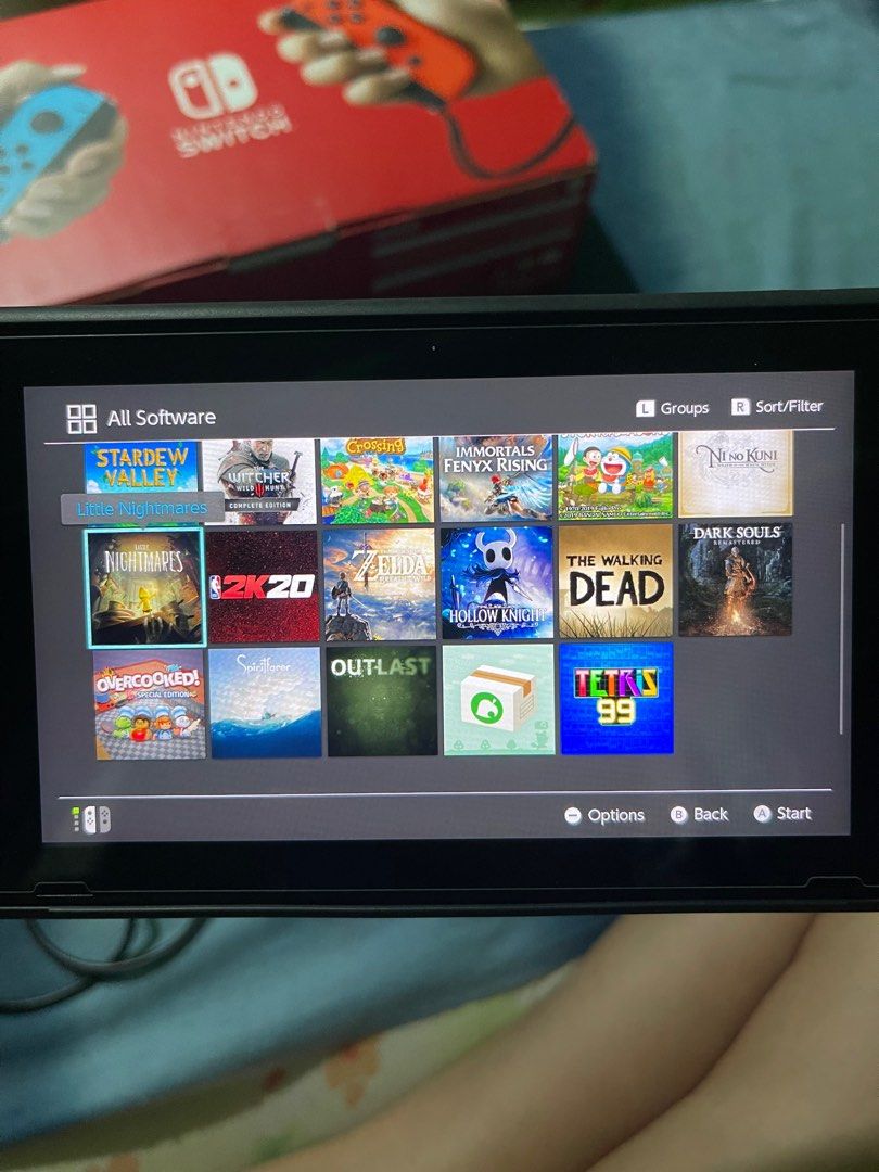Nintendo Switch v2 Complete Package with Physical and Digital Games ...