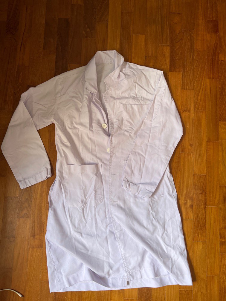 NUS lab coat, Women's Fashion, Coats, Jackets and Outerwear on Carousell
