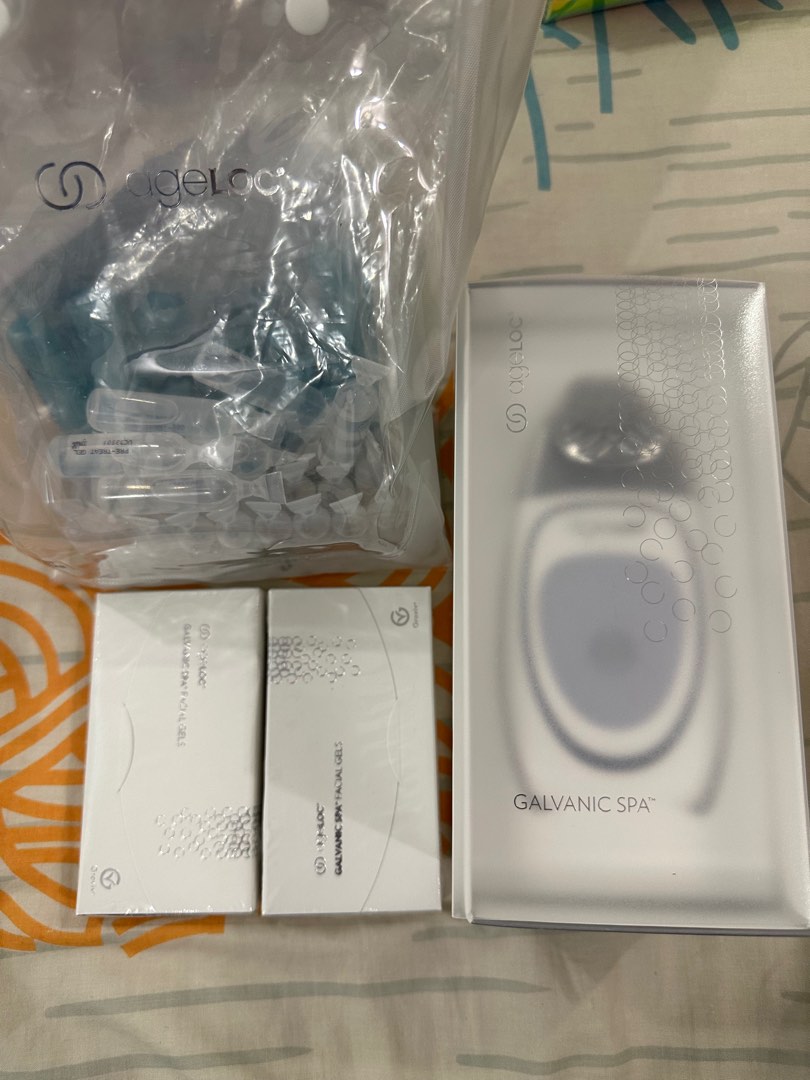 Nuskin Ageloc Galvanic Spa with Facial Gel, Beauty & Personal Care, Face, Face Care on Carousell