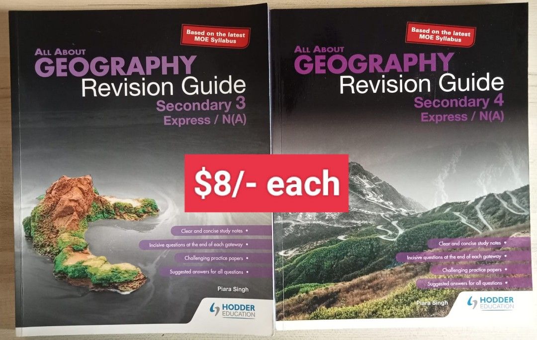 O Level English Math Geography Textbook Assessment, Everything Else on ...