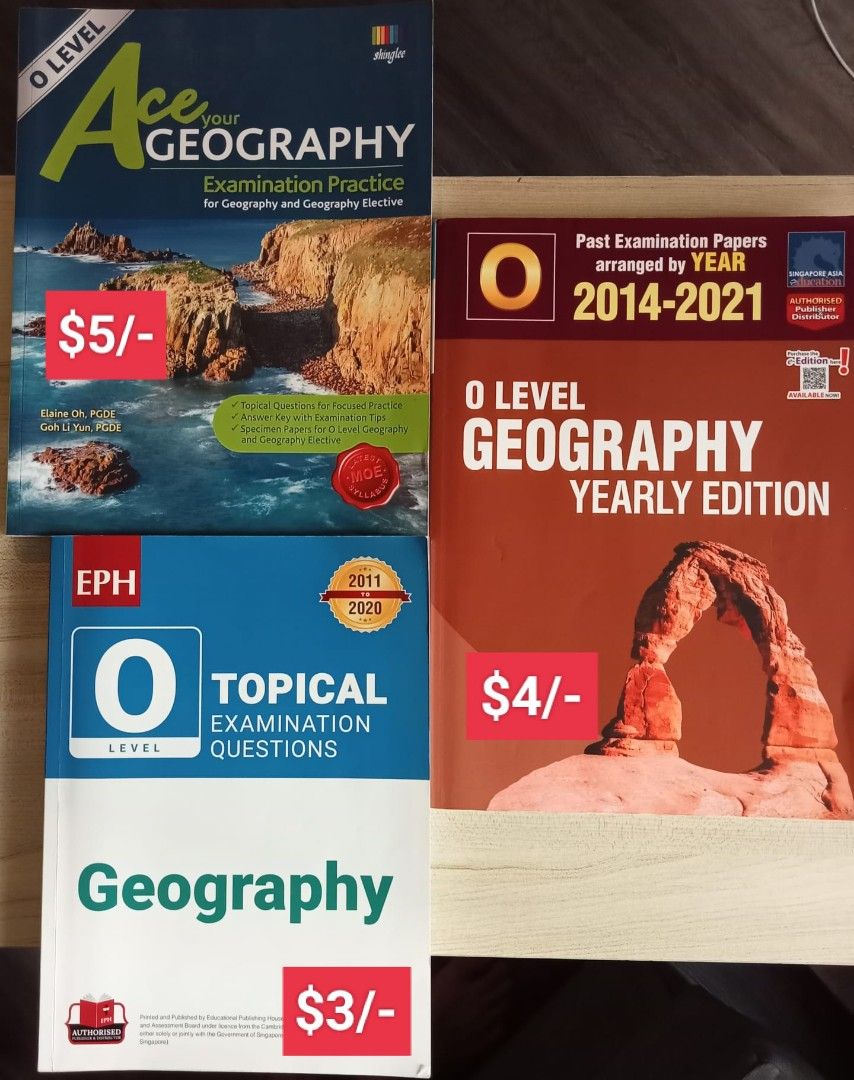 O Level English Math Geography Textbook Assessment, Everything Else on ...